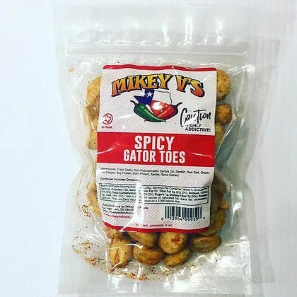 Gator Toes (Deep Fried Garlic) - Spicy: 4 oz – Heat on the Rocks