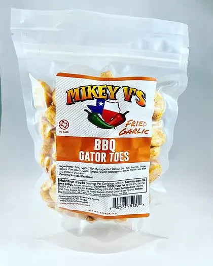 Gator Toes (Deep Fried Garlic) - BBQ: 4oz – Heat on the Rocks