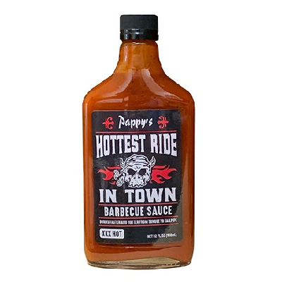 PAPPY'S, Hottest Ride in Town BBQ Sauce – Heat on the Rocks